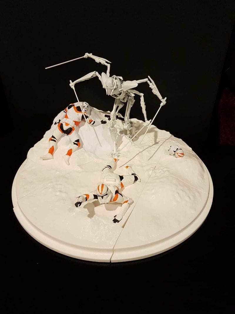 Desire FX 3d models | General Grievous Diorama STL 3D print model