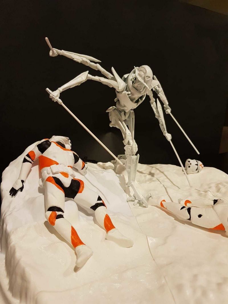 Desire FX 3d models | General Grievous Diorama STL 3D print model