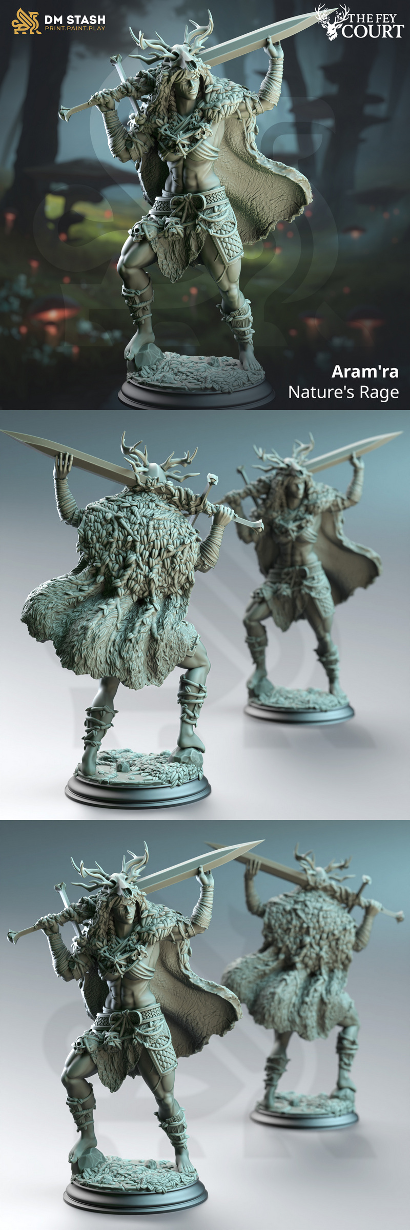 Desire FX 3d models | Aram’ra – Nature’s Rage – 3D Print Model