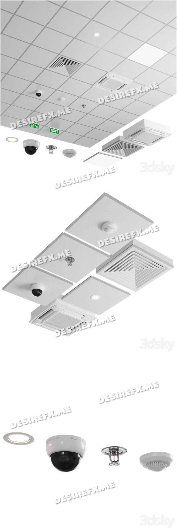 Desire FX 3d models | Armstrong ceiling classic – 3D Model
