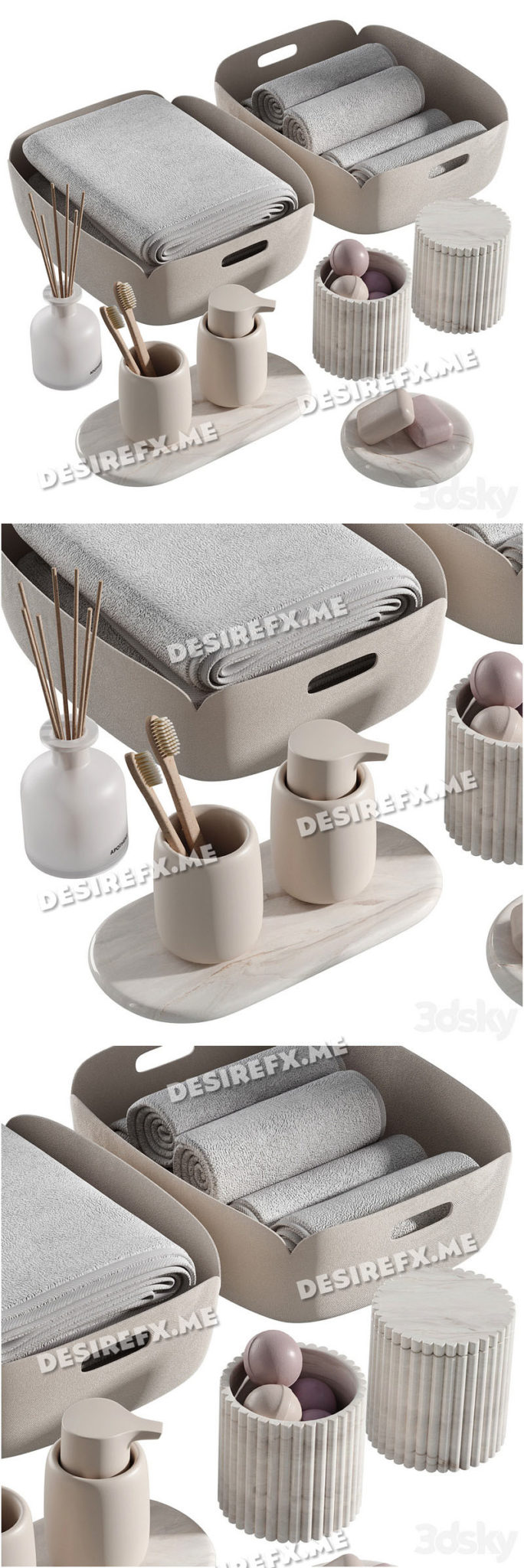 Desire FX 3d models | Bathroom decor 02 – 3D Model