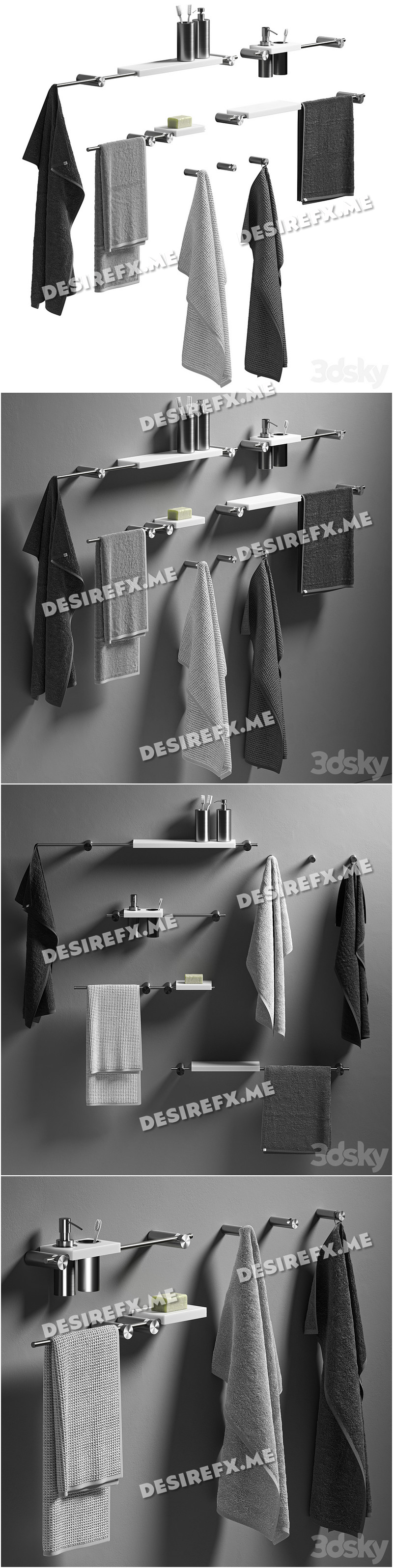 Desire FX 3d models | Bathroom set 1 – 3D Model