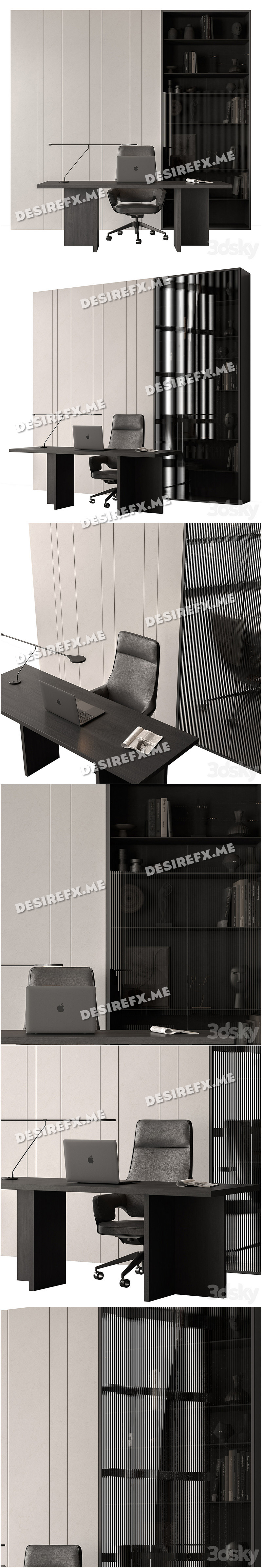 Desire FX 3d models | Boss Desk – Office Furniture 764 – 3D Model