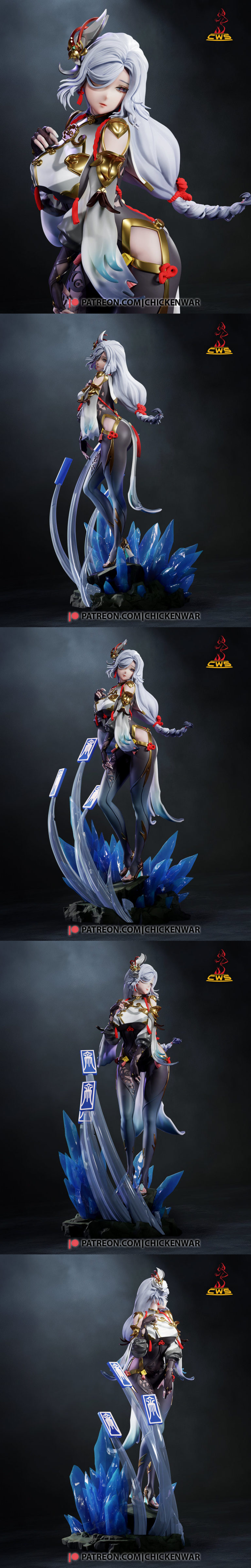 Desire FX 3d models | CW Studio – Genshin Impact – Shenhe – 3D Print Model