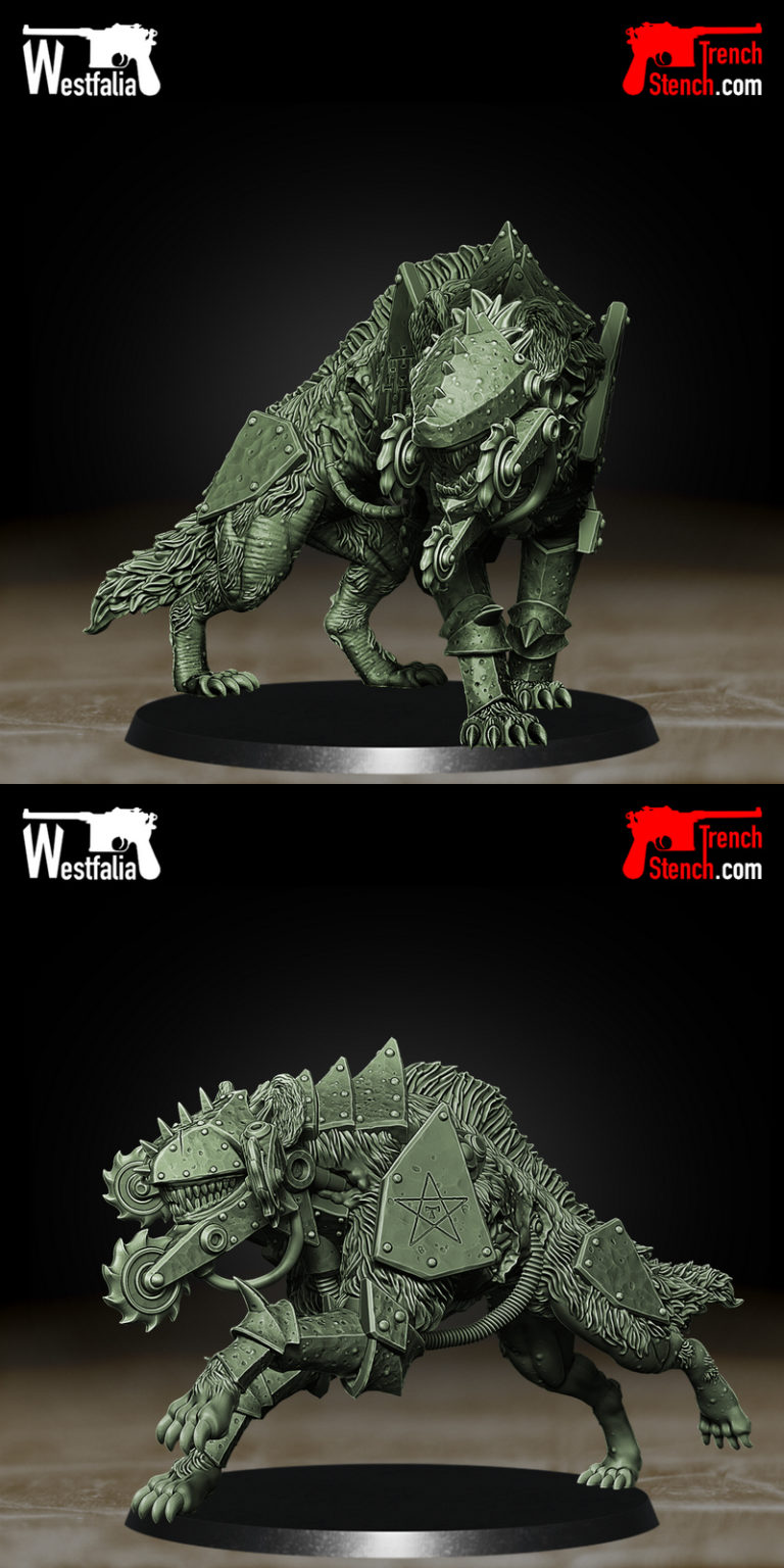 Desire FX 3d models | Cadaver Corps War Hyenas – 3D Print Model