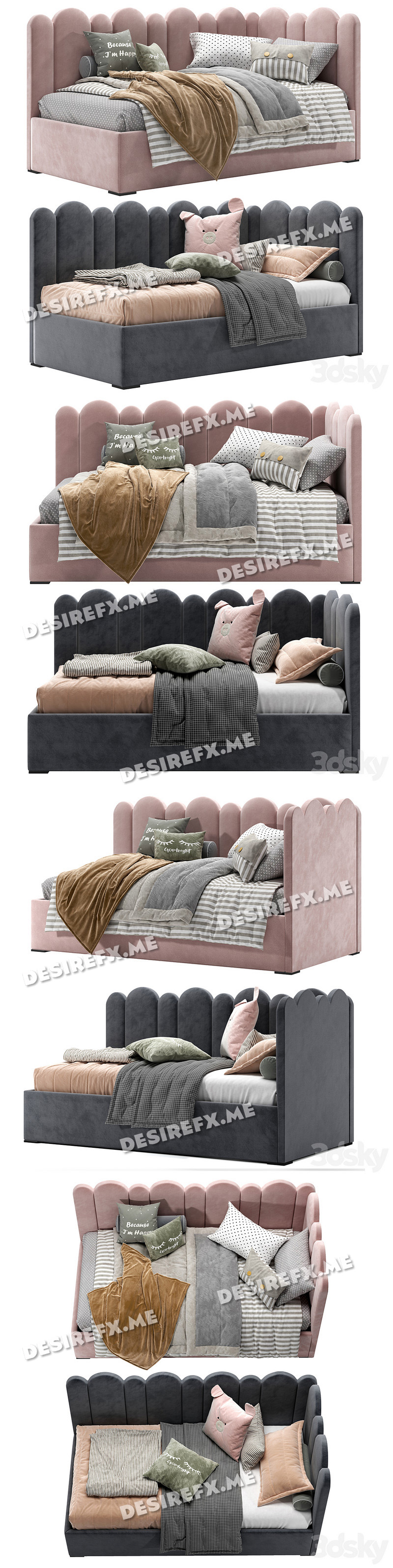 Desire FX 3d models | Corner Fence Bed – 3D Model