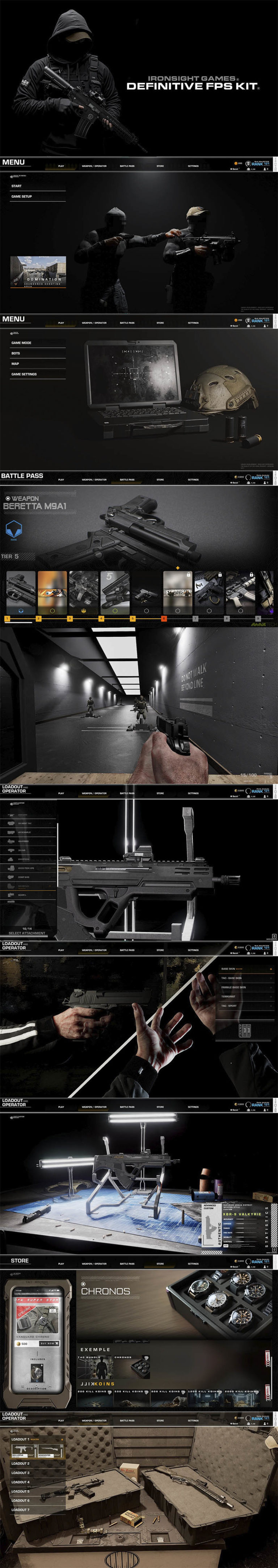 Desire FX 3d models | DEFINITIVE FPS KIT v5.5 – Unreal Engine