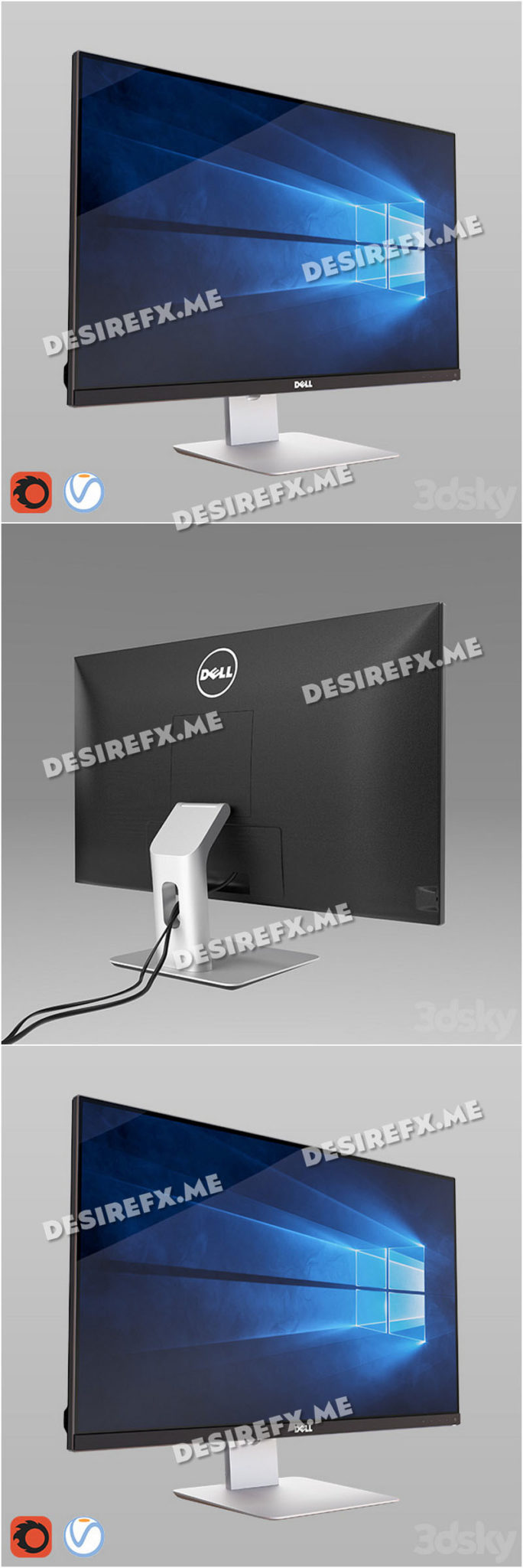 Desire FX 3d models | Dell S2415h Monitor – 3D Model
