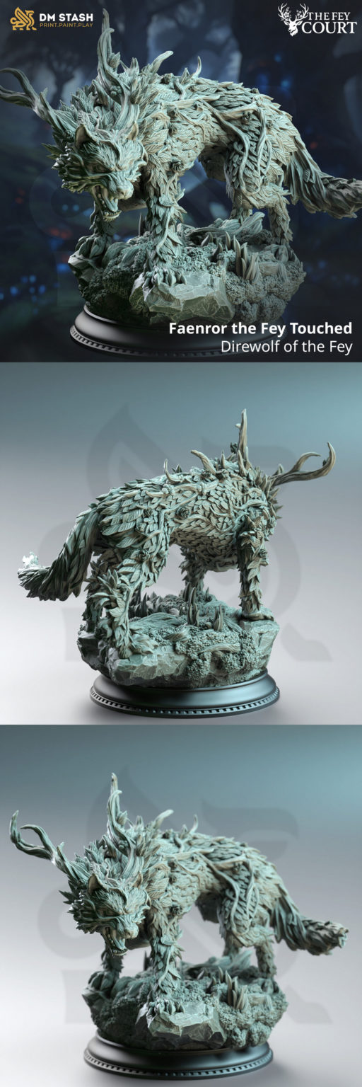 Desire FX 3d models | Faenror the Fey Touched – Direwolf of the Fey ...
