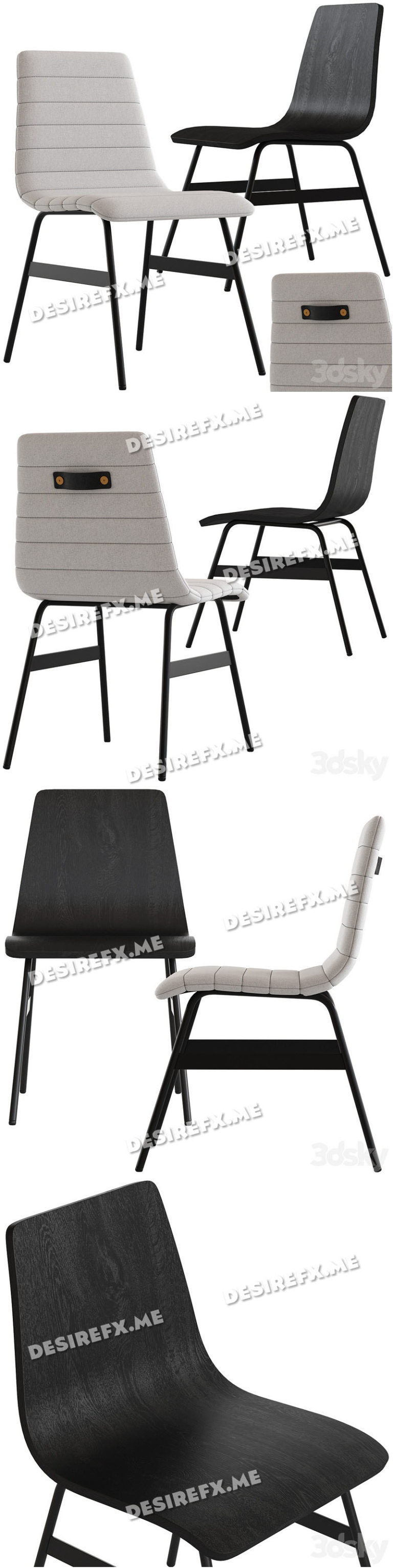 Desire FX 3d models | Globewest Gus Lecture Chair – 3D Model