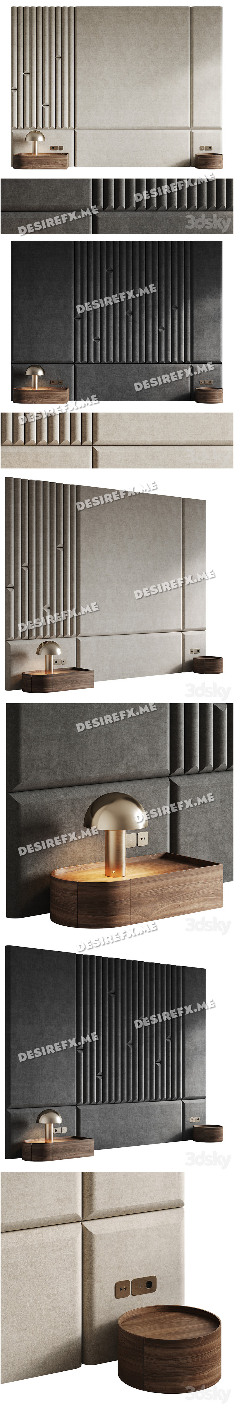 Desire FX 3d models | Headboard Cos – 3D Model