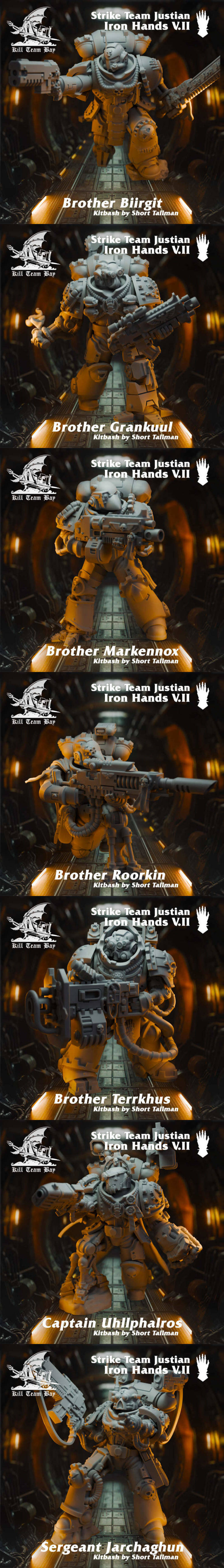 Desire FX 3d models | Iron Hands Strike Team Justian V2 – 3D Print Model