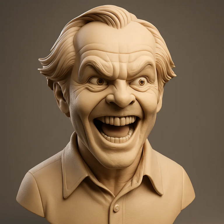 Desire FX 3d models | Jack Nicholson – The Shining – 3D Print Model