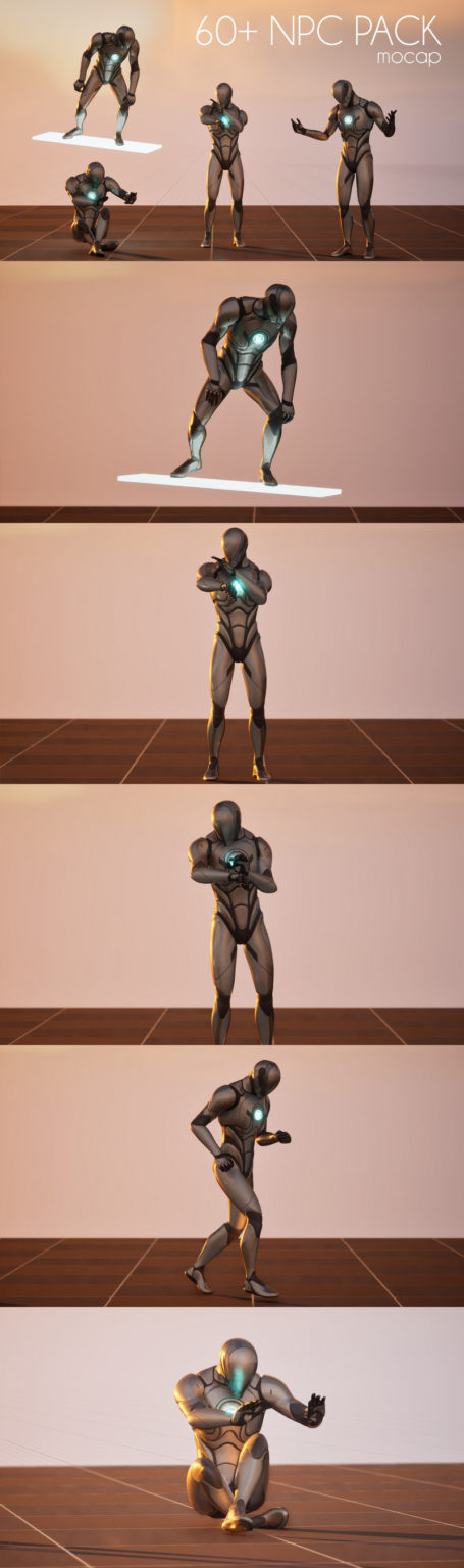 Desire FX 3d models | NPC Animation Pack