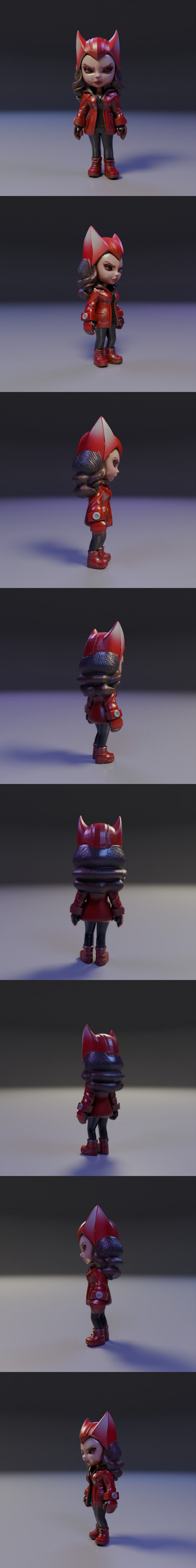 Desire FX 3d models | Scarlet Witch Chibi – 3D Print Model
