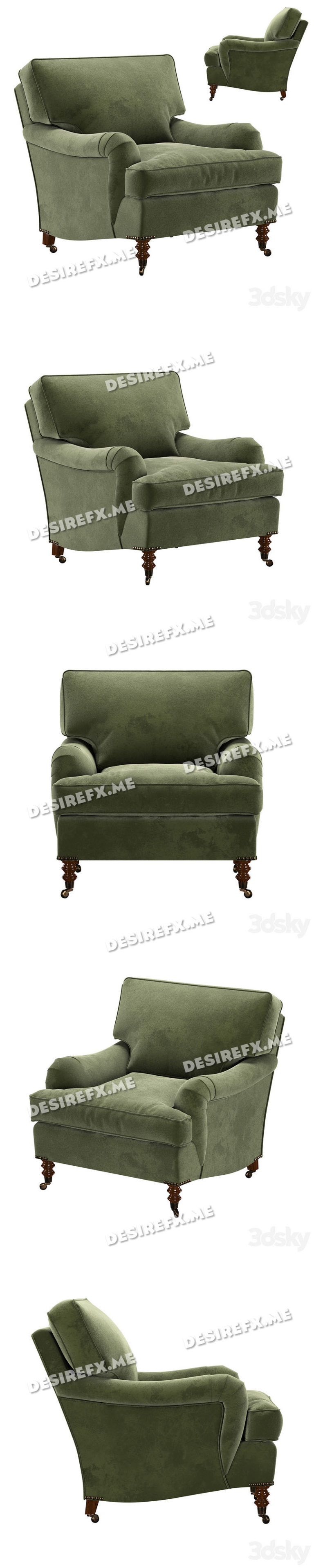 Desire FX 3d models | Standard Arm Signature Chair – 3D Model