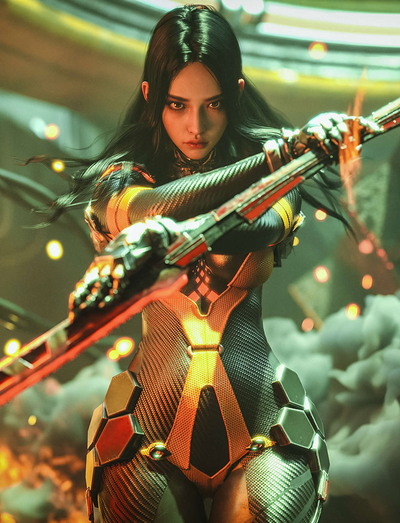 Desire FX 3d models | Tachy for Genesis 8 Female