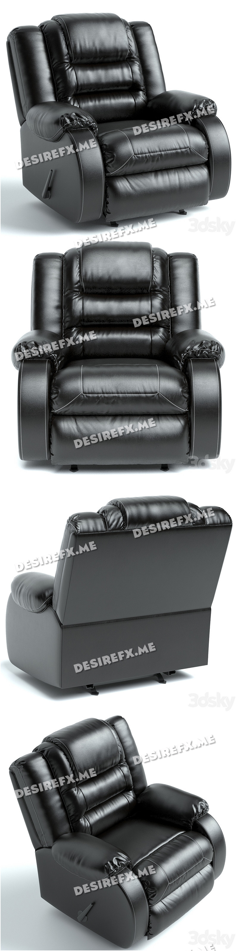 Desire FX 3d models | Vacherie Manual Rocker Recliner – 3D Model