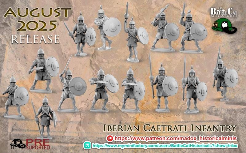 Desire FX 3d models | Iberian Caetrati Infantry – 3D Print Model STL
