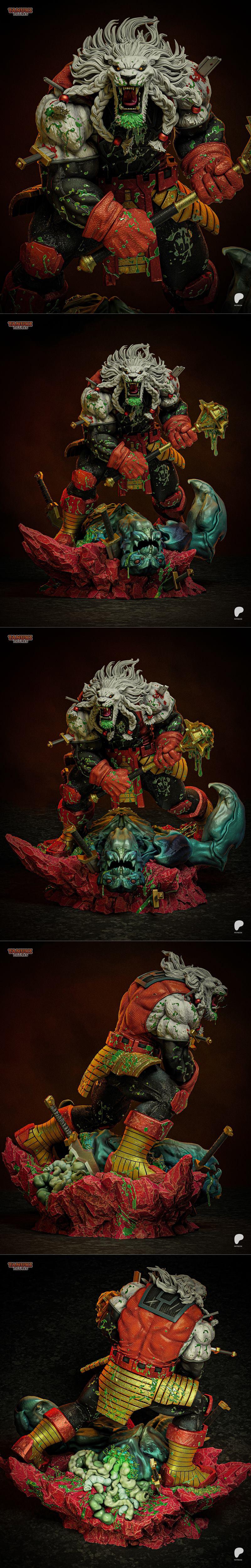 Desire FX 3d models | Tanuki Figures – Battle Beast – 3D Print Model STL