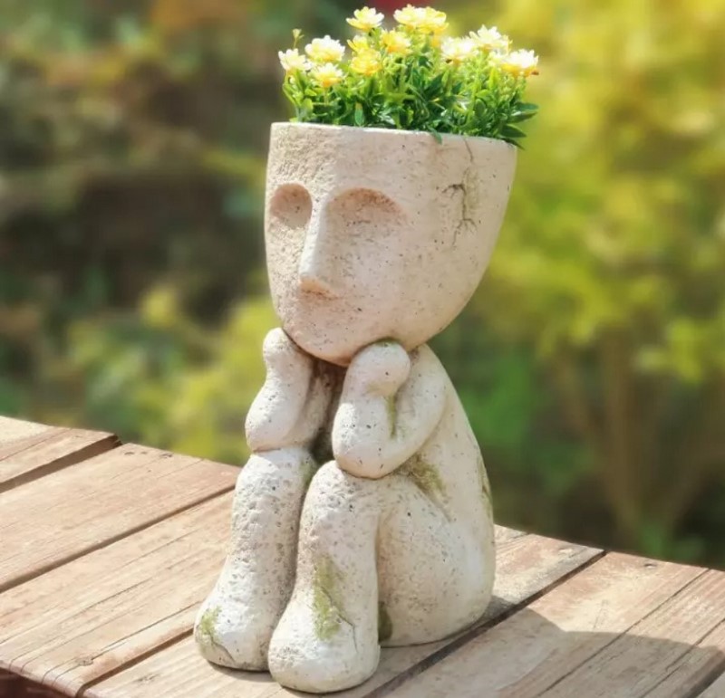 Desire FX 3d models | Aclema Head Planter Plant Flower Pots Unique Face ...