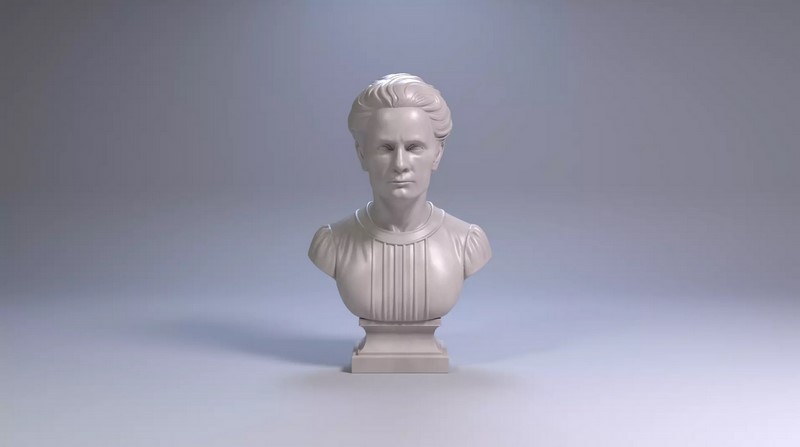 Desire FX 3d models | Marie Curie Bust Sculpture 3D Print Model STL ...