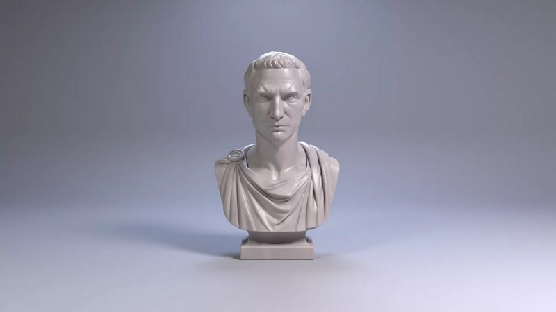 Desire FX 3d models | Julius Caesar Bust Sculpture 3D print model STL ...