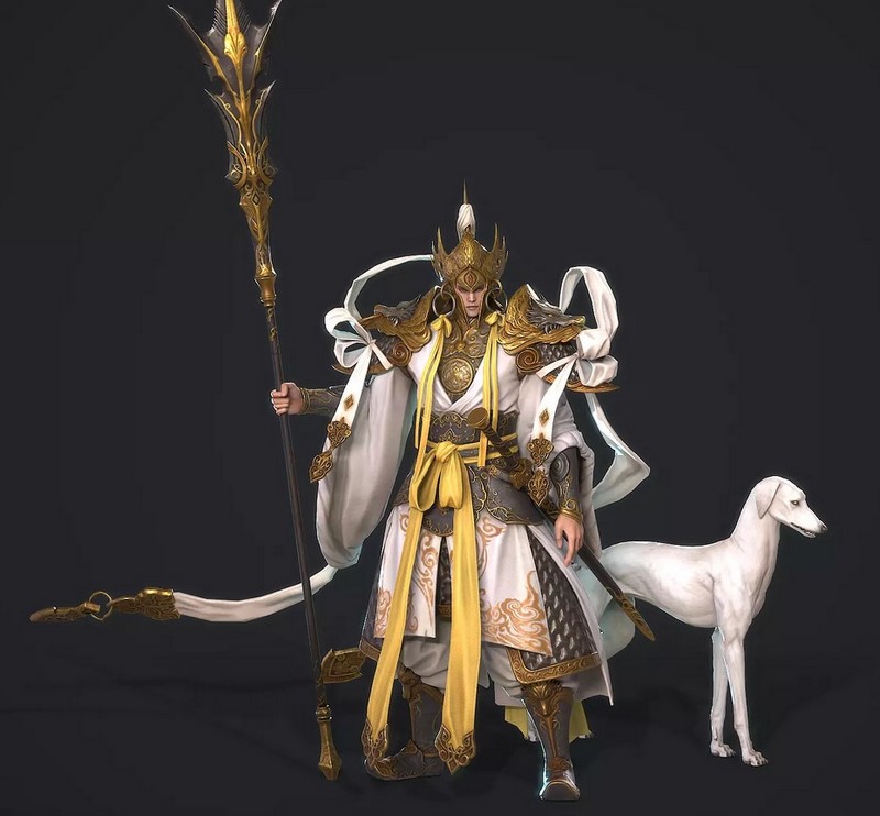 Desire FX 3d models | Erlang Shen Low-poly 3D model