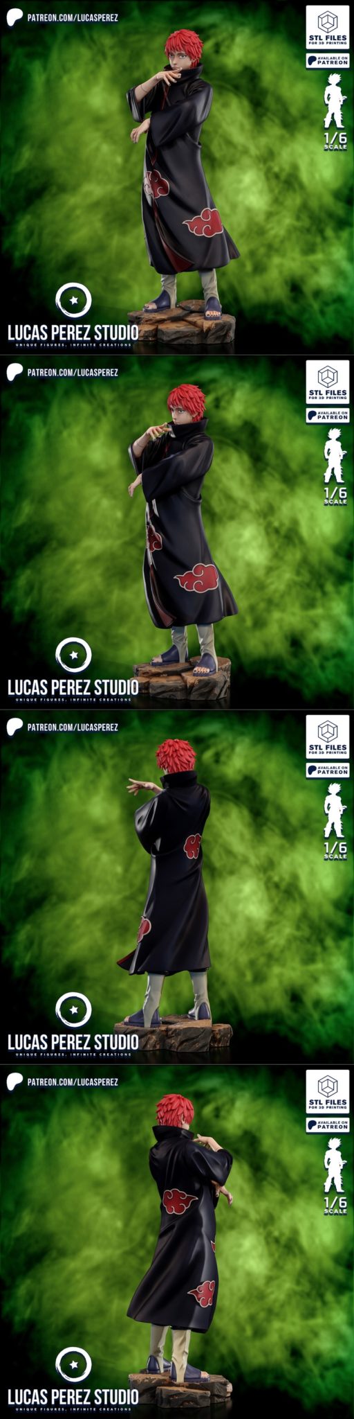 Desire FX 3d models | Lucas Perez – Sasori – Akatsuki – 3D Print Model STL