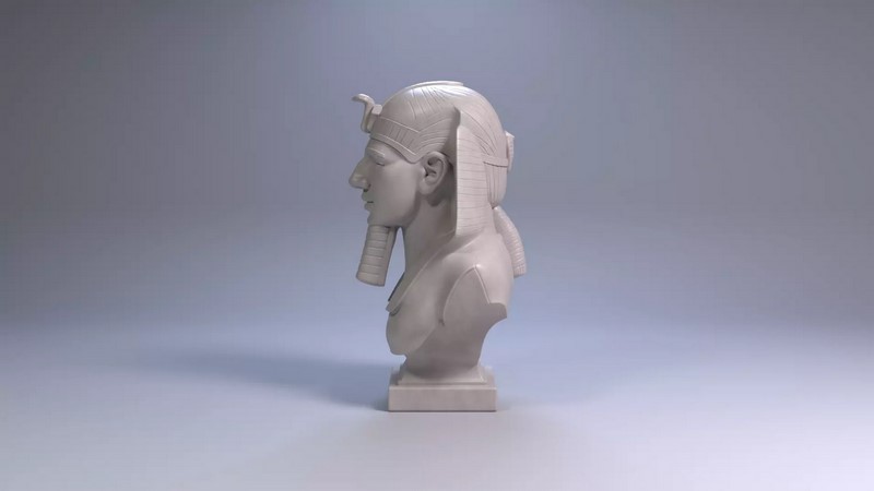 Desire FX 3d models | Ramses II Bust Sculpture 3D Print Model STL File ...