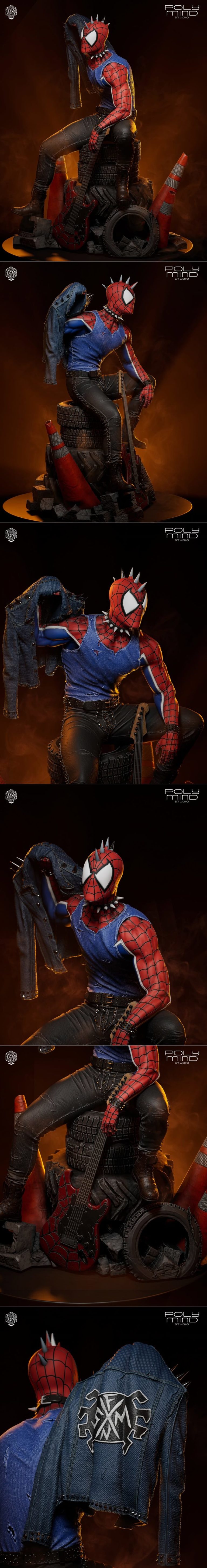 Desire FX 3d models | PolyMind Studio – Spider Punk – 3D Print Model STL