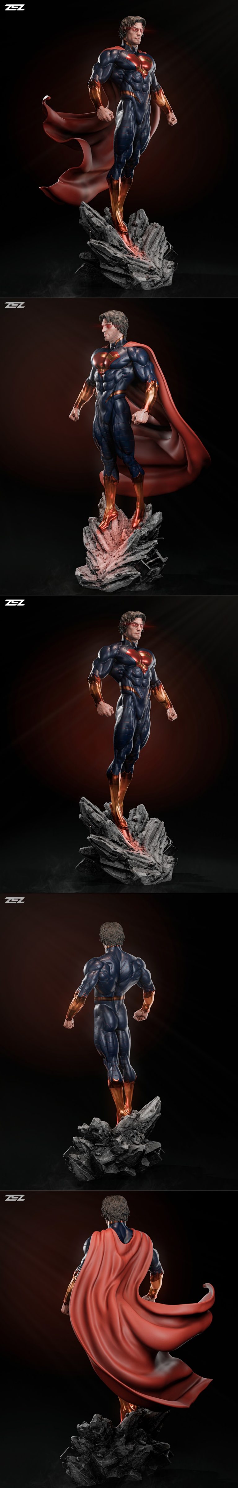 Desire FX 3d models | ZEZ Studios – Superman Absolute – 3D Print Model STL