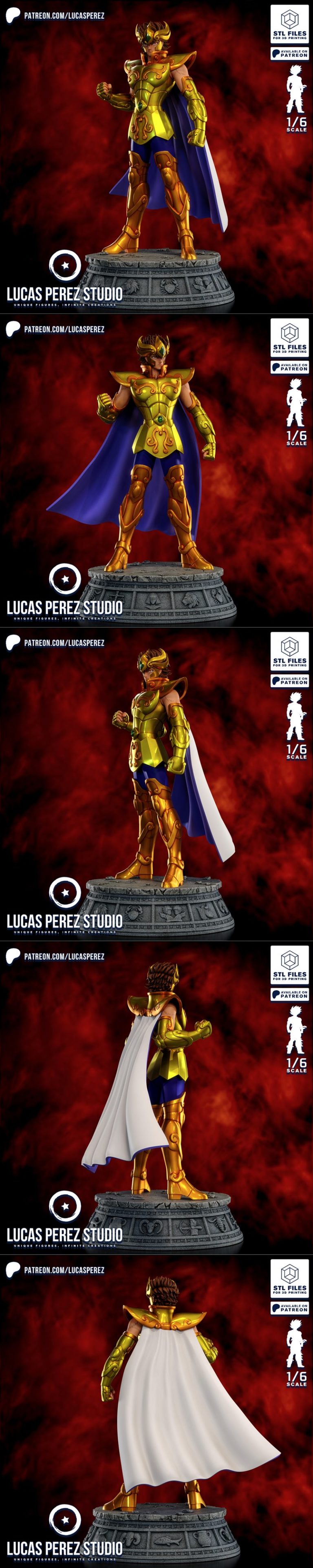 Desire FX 3d models | Lucas Perez – Aiolia – Leo Gold Saint – 3D Print ...