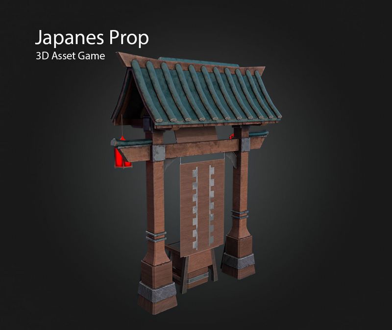 Desire FX 3d models | Japanese Prop Low-poly 3D model