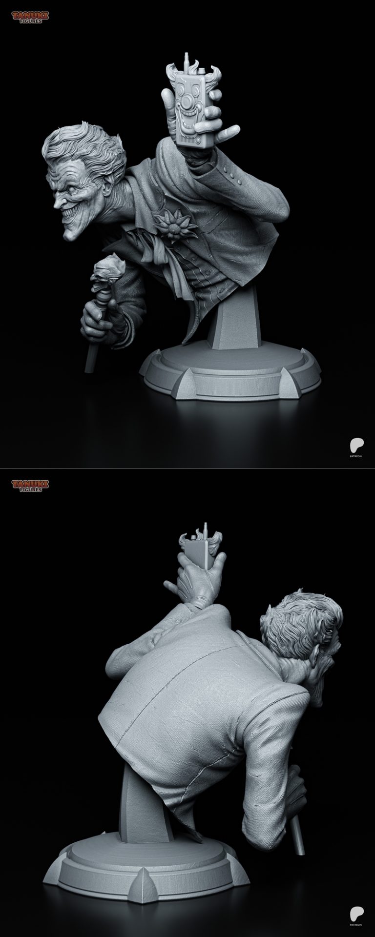 Desire FX 3d models | Tanuki Figures – Joker Batman Bust – 3D Print ...