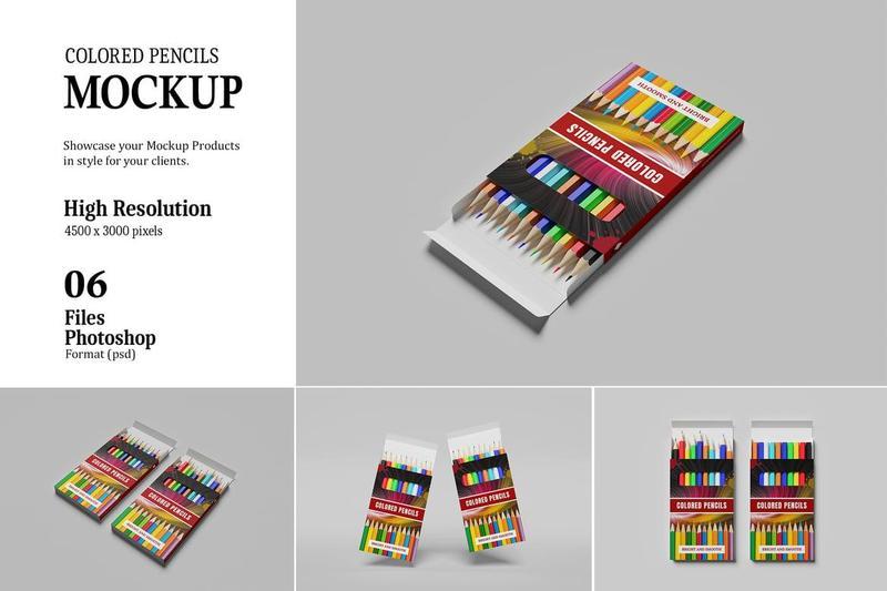Desire FX 3d models | Colored Pencils Mockup 48NVX7S