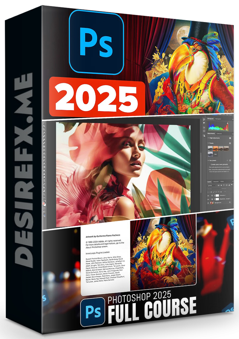 Desire FX 3d models | Adobe Photoshop 2025 v26.10 (WinMac x64)