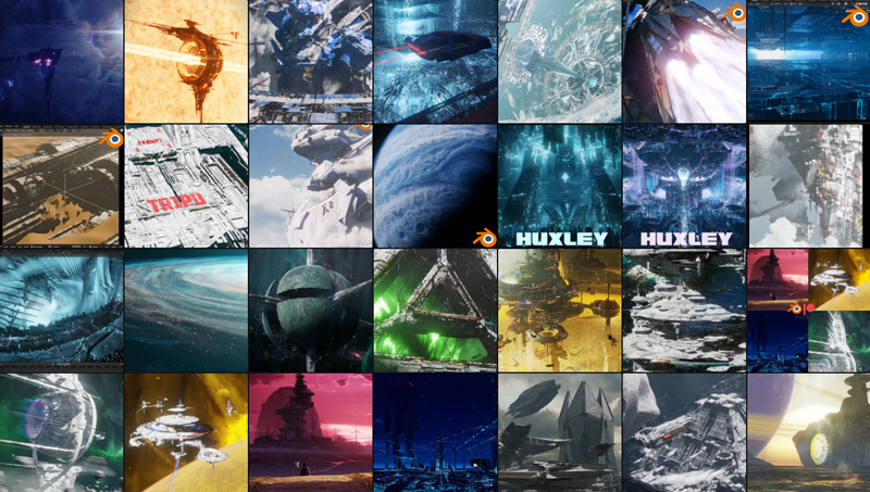 Desire FX 3d models | ArtStation – Blender 3D Projects Collection by Rui Huang