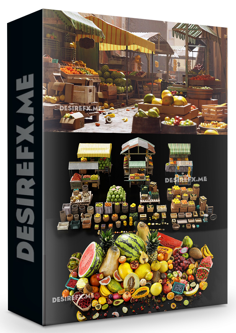 Desire FX 3d models | ArtStation – Fruit Market