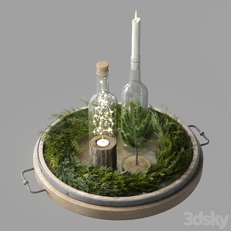 Desire FX 3d models | Christmas Decoration 02-Christmas Centerpiece ...
