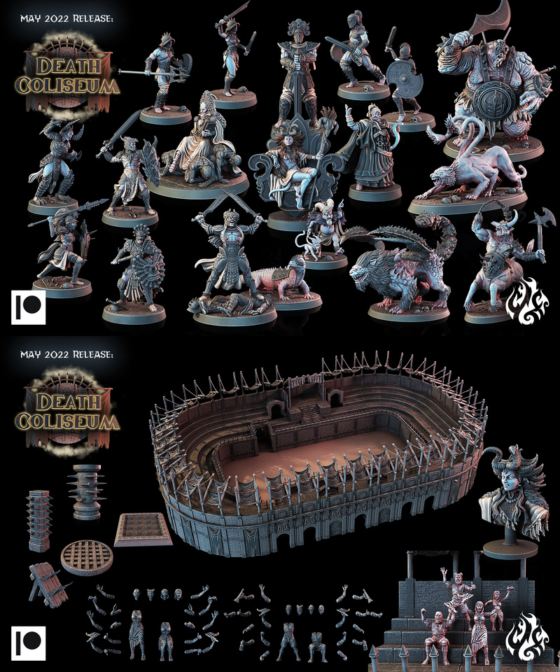 Desire FX 3d models | Crippled God Foundry – Death Coliseum Bundle – 3D ...