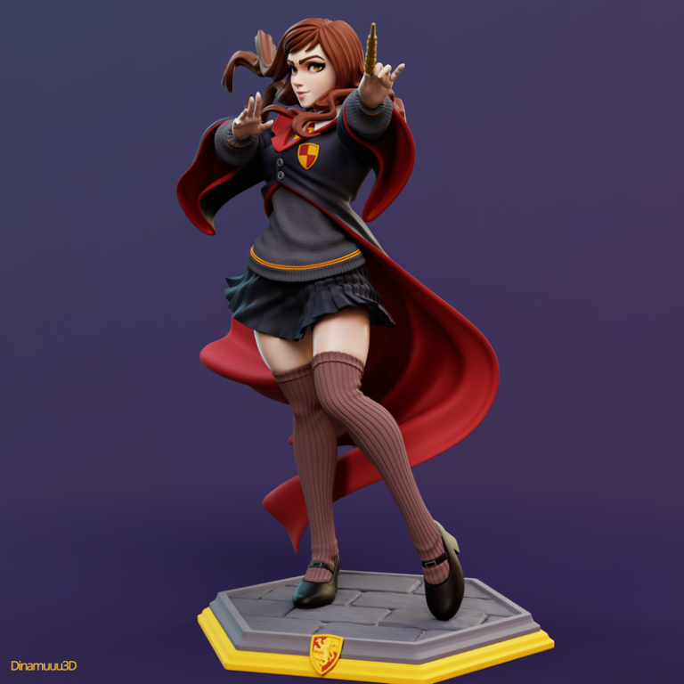 Desire FX 3d models | Dinamuuu3D – Hermione Granger – 3D Print Model