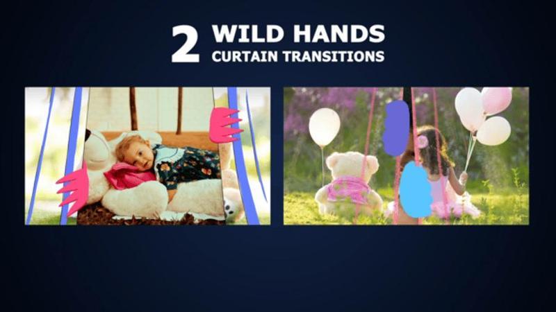 Desire FX 3d models | Wild Hands Curtain Transitions for After Effects ...