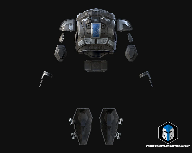 Desire FX 3d models | Gears of War – Marcus Fenix COG Armor – 3D Print ...