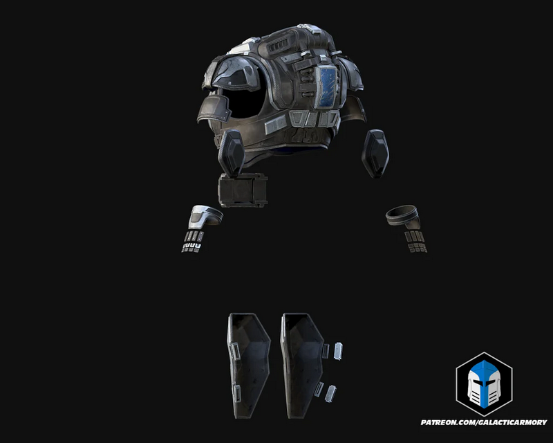 Desire FX 3d models | Gears of War – Marcus Fenix COG Armor – 3D Print ...