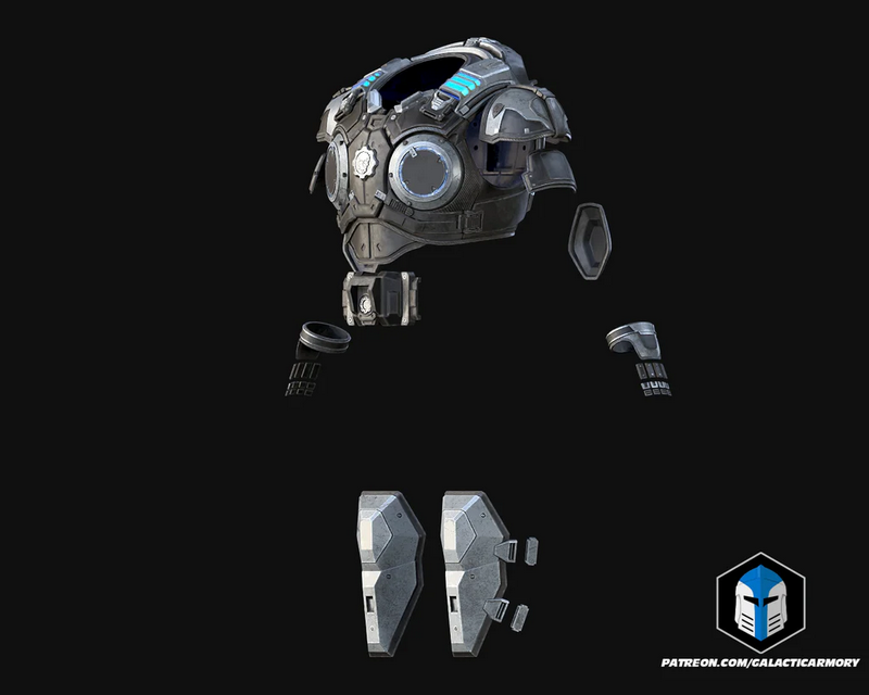 Desire FX 3d models | Gears of War – Marcus Fenix COG Armor – 3D Print ...