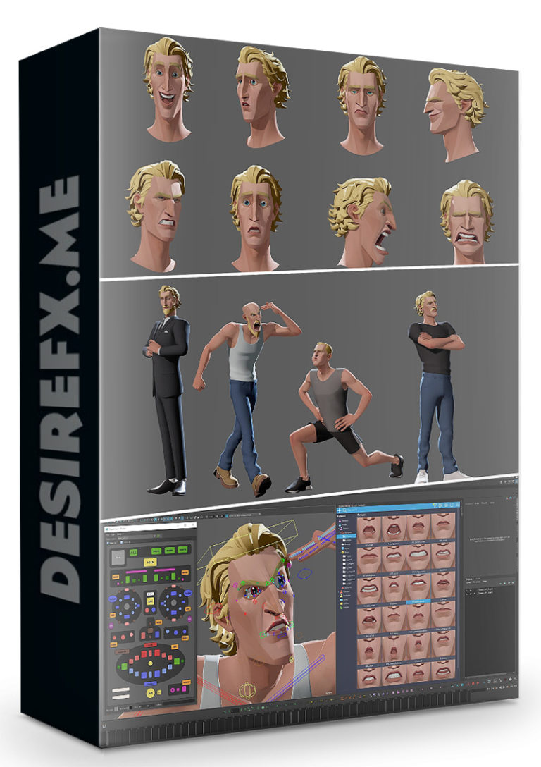 Desire FX 3d models | Gumroad – Character Rig Collection for Maya