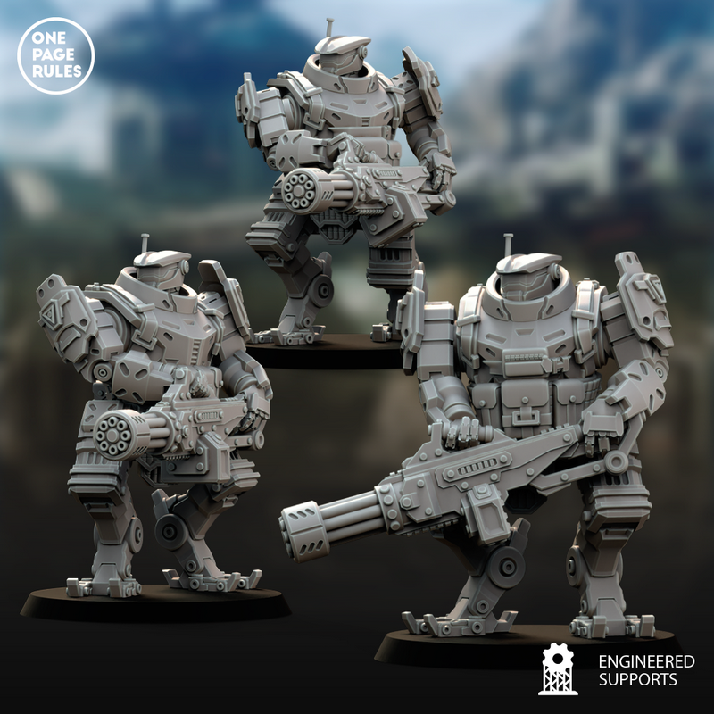 Desire FX 3d models | Human Defence Force – Ogre Robots – 3D Print Model