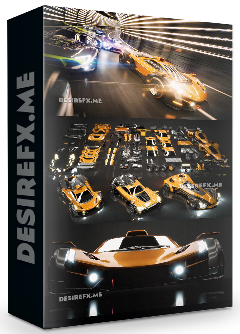 Desire FX 3d models | KitBash3D – Vehicles Supercars