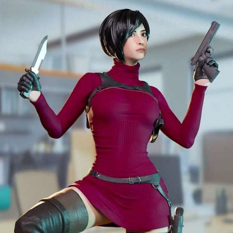 Desire FX 3d models | MCM3D – Ada Wong – Resident Evil – 3D Print Model